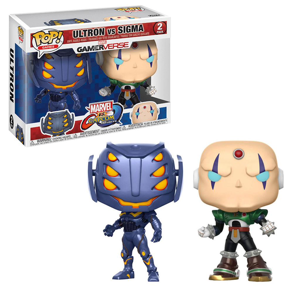 Funko Pop! Marvel vs. Capcom Ultron Vs Sigma 2 Pack - Moça do Pop ...