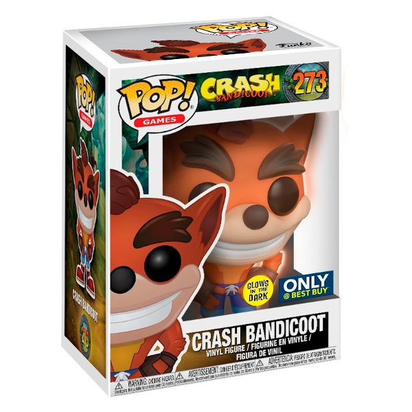 Funko Pop! Games Crash Bandicoot 273 Exclusivo Glow Original - Moça do ...