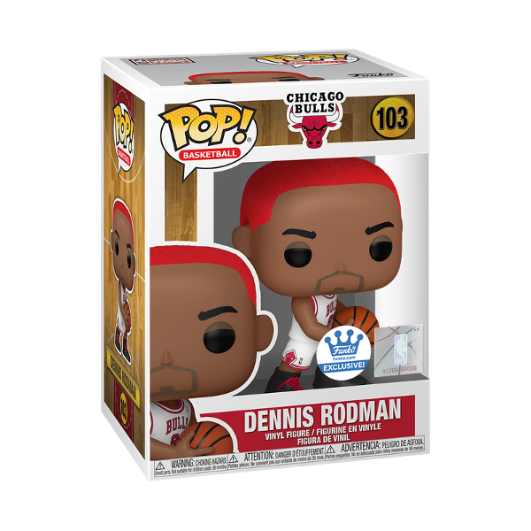 Funko Pop! NBA Basketball Chicago Bulls Dennis Rodman 103 Exclusivo ...