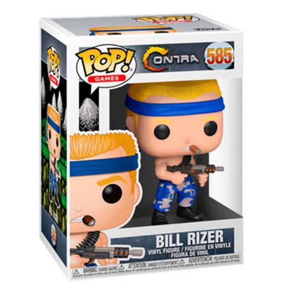 Funko Pop! Games Contra Bill Rizer 585 Original Colecionavel - Moça do ...