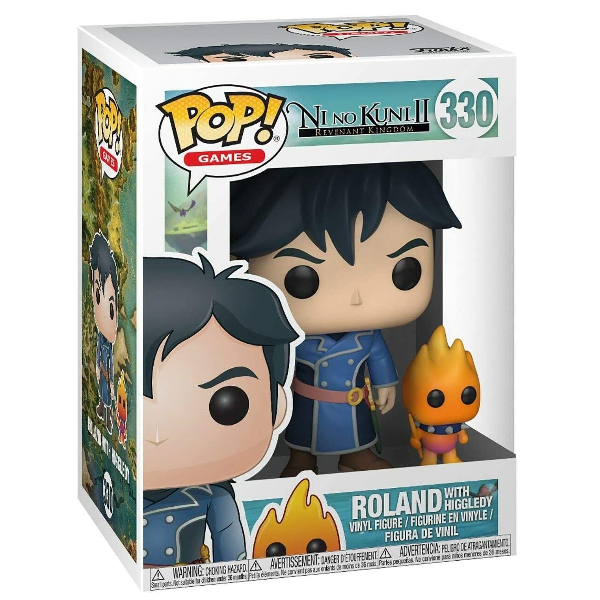 Funko Pop! Games Ni No Kuni II Roland with Higgledy 330 Original - Moça ...