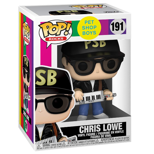 Funko Pop! Rocks Pet Shop Boys Chris Lowe 191 Original Colecionavel ...