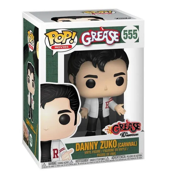 Funko Pop! Filme Grease Danny Zuko (Carnival) 555 Original - Moça do ...