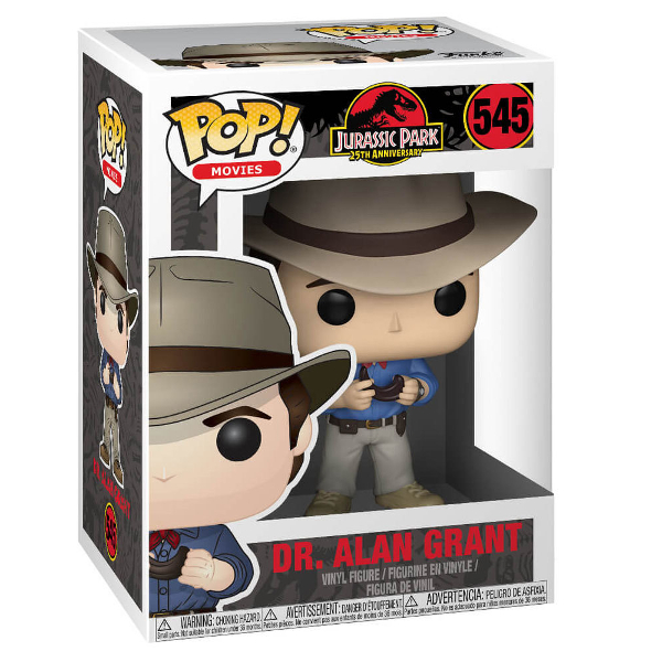 Funko Pop! Filme Jurassic Park Dr. Alan Grant 545 - Moça do Pop - Funko ...