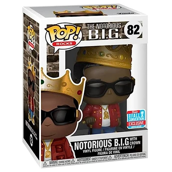 Funko Pop! Rocks The Notorious BIG 82 Exclusivo - Moça do Pop - Funko ...