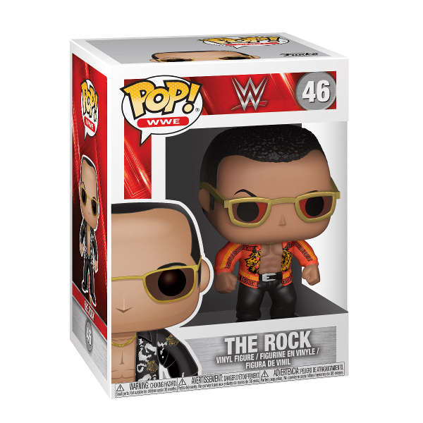 Funko Pop! WWE The Rock 46 Original Boneco Colecionavel - Moça do Pop ...