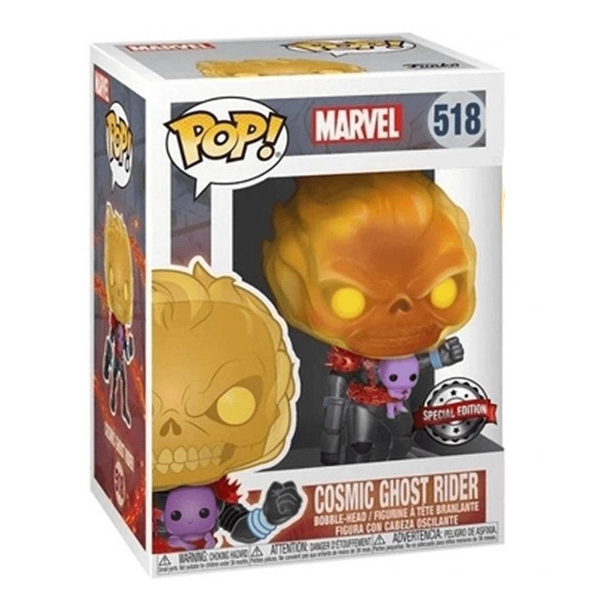 Funko Pop! Marvel Cosmic Ghost Rider 518 Exclusivo Original - Moça do ...