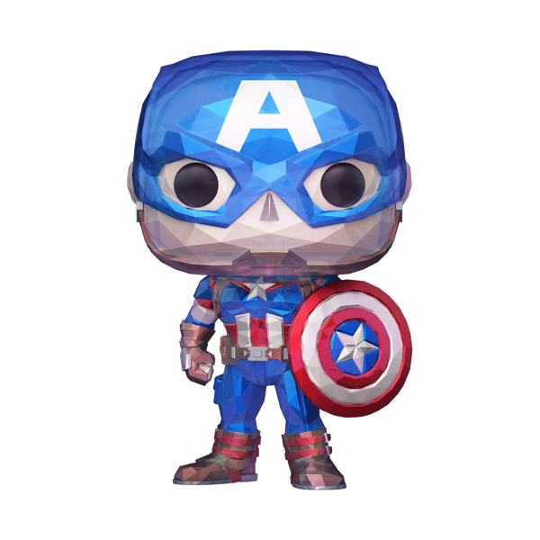 Funko Pop! Marvel Captain America 1268 Exclusivo Facet Original - Moça ...