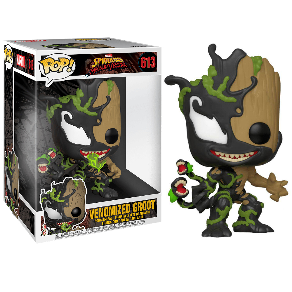 Funko Pop! Filmes Homen Aranha Spider Man Venomized Groot 613 - Moça do ...