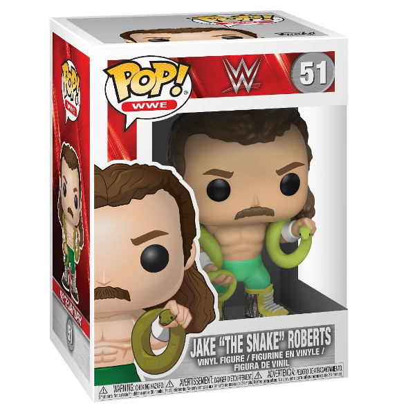Funko Pop! WWE Jake The Snake Roberts 51 Original Colecionavel - Moça ...