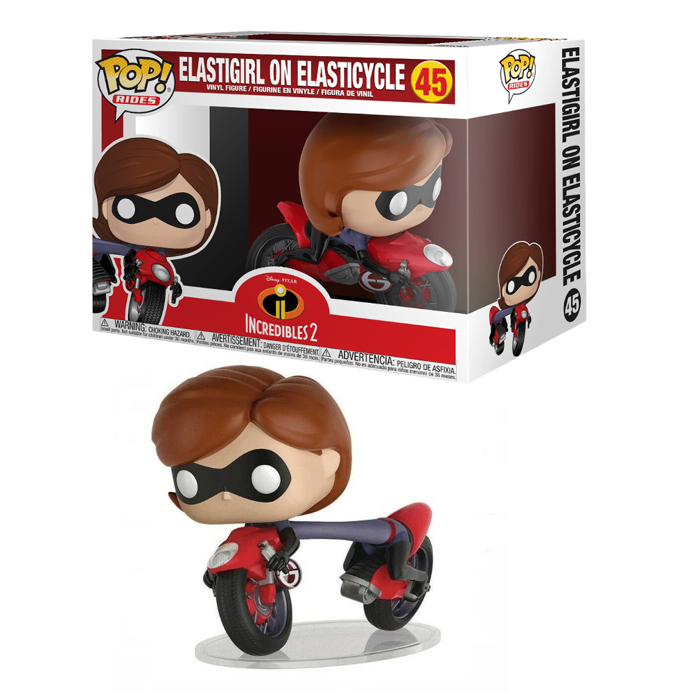 Funko Pop! Rides Incredibles 2 Elastigirl On Elasticycle 45 Original ...