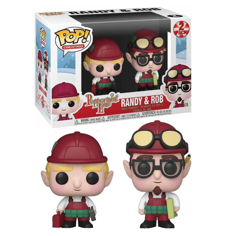 Funko Pop! Christmas Peppermint Lane Randy & Rob 2 Pack Original - Moça ...