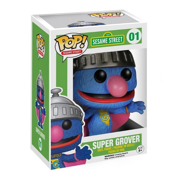 Funko Pop! Television Sesame Street Super Grover 01 Original - Moça do ...