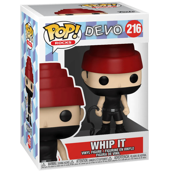 Funko Pop! Rocks Devo Whip It 216 Original Colecionavel - Moça do Pop ...