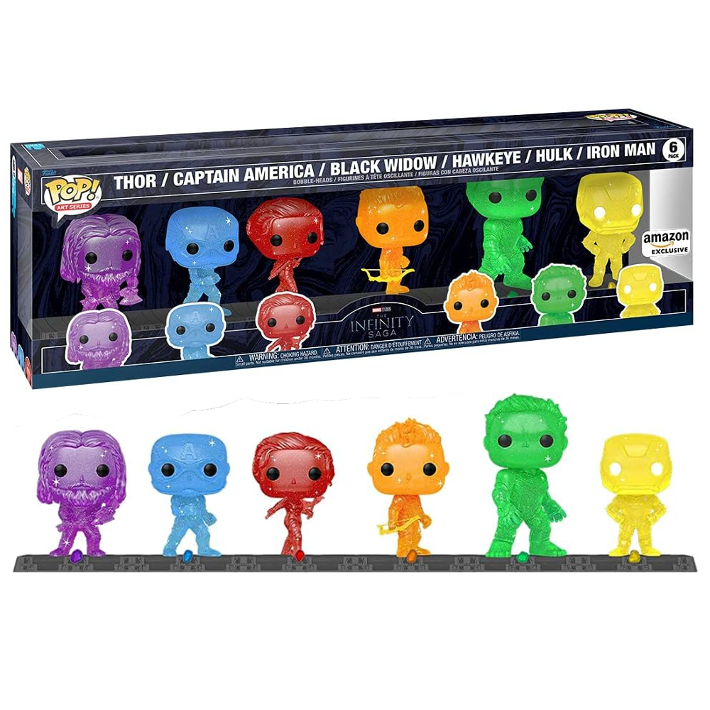 Funko Pop! Art Series Marvel The Infinity Saga 6 Pack Exclusivo - Moça ...