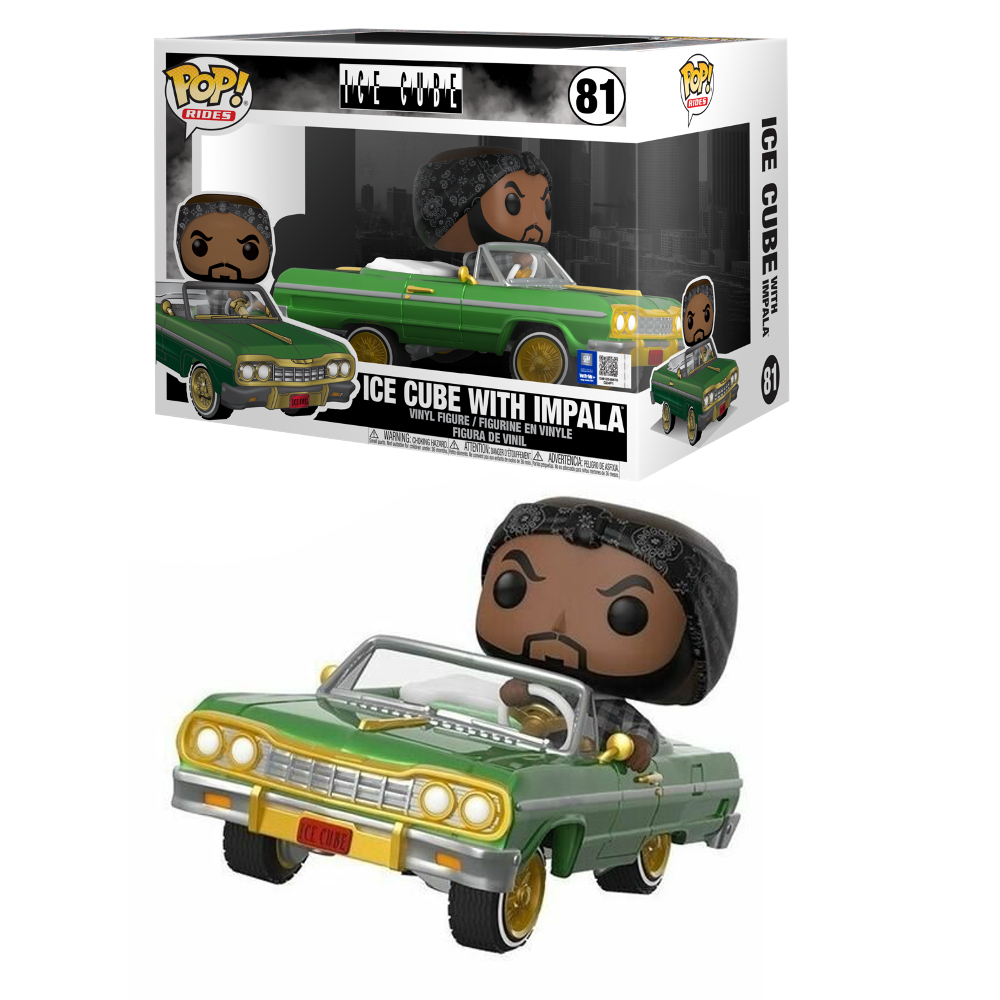 Funko Pop! Rides Rocks Ice Cube Ice Cube With Impala 81 Original - Moça ...