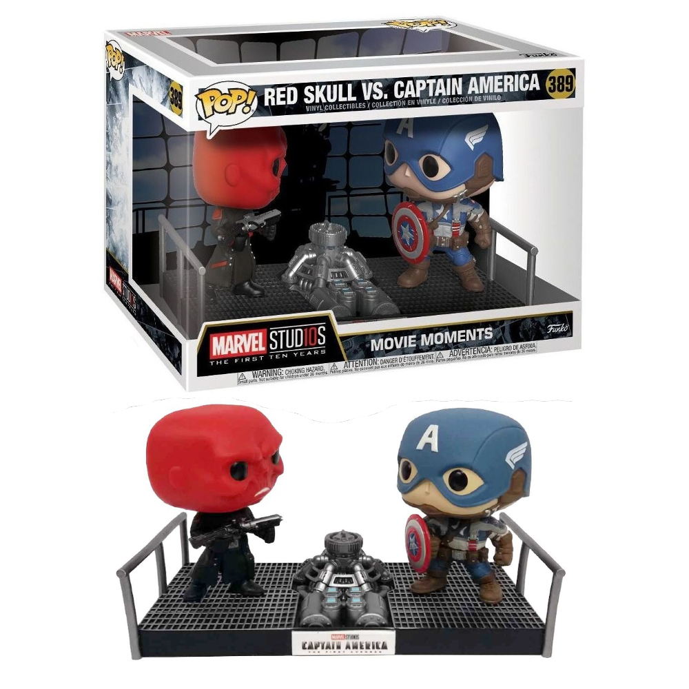 Funko Pop! Movie Moments Red Skull Vs.captain America 389 Original ...