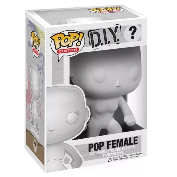 Funko Pop! Custom D.I.Y Faça Você mesmo Pop Female Original - Moça do ...