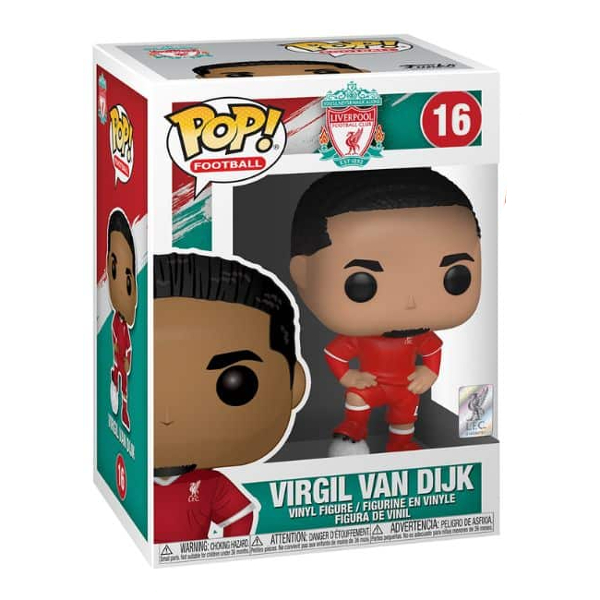 Funko Pop! Football Futebol Liverpool Virgil Van Dijk 16 Original ...