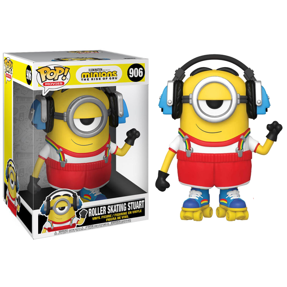 Funko Pop! Filmes Minions 2 Roller Skating Stuart 906 Original - Moça ...