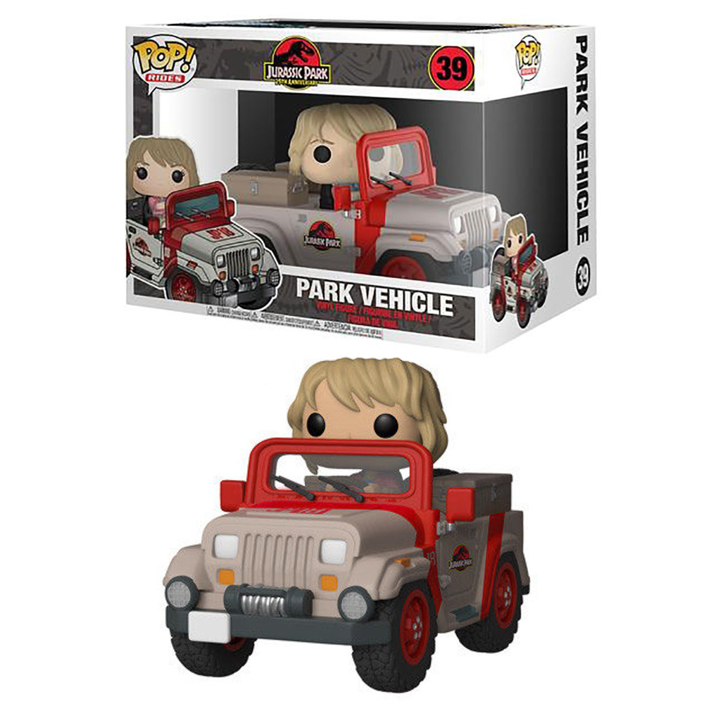 Funko Pop! Rides Jurassic Park Park Vehicle 39 Original Colecionavel ...