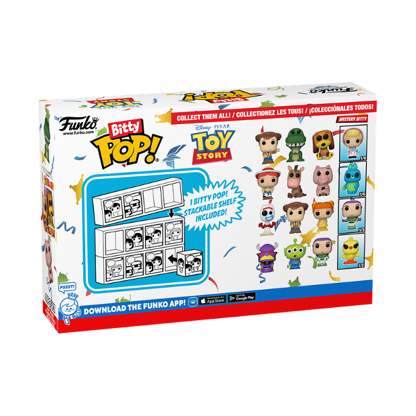 Funko Pop! Bitty Pop Disney Toy Story 4 Pack Series 1 Original - Moça ...
