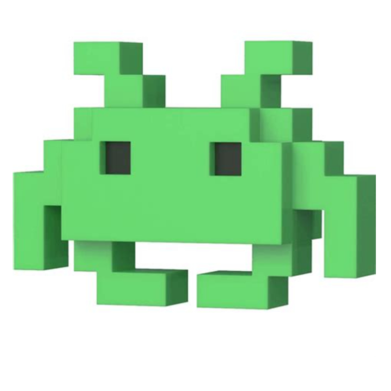 Funko Pop! 8-bit Space Invaders Medium Invader 33 Original - Moça do ...