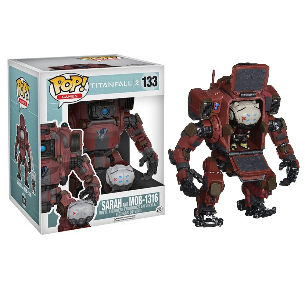 Funko Pop! Games Titanfall 2 Sarah And Mob-1316 133 Original - Moça do ...