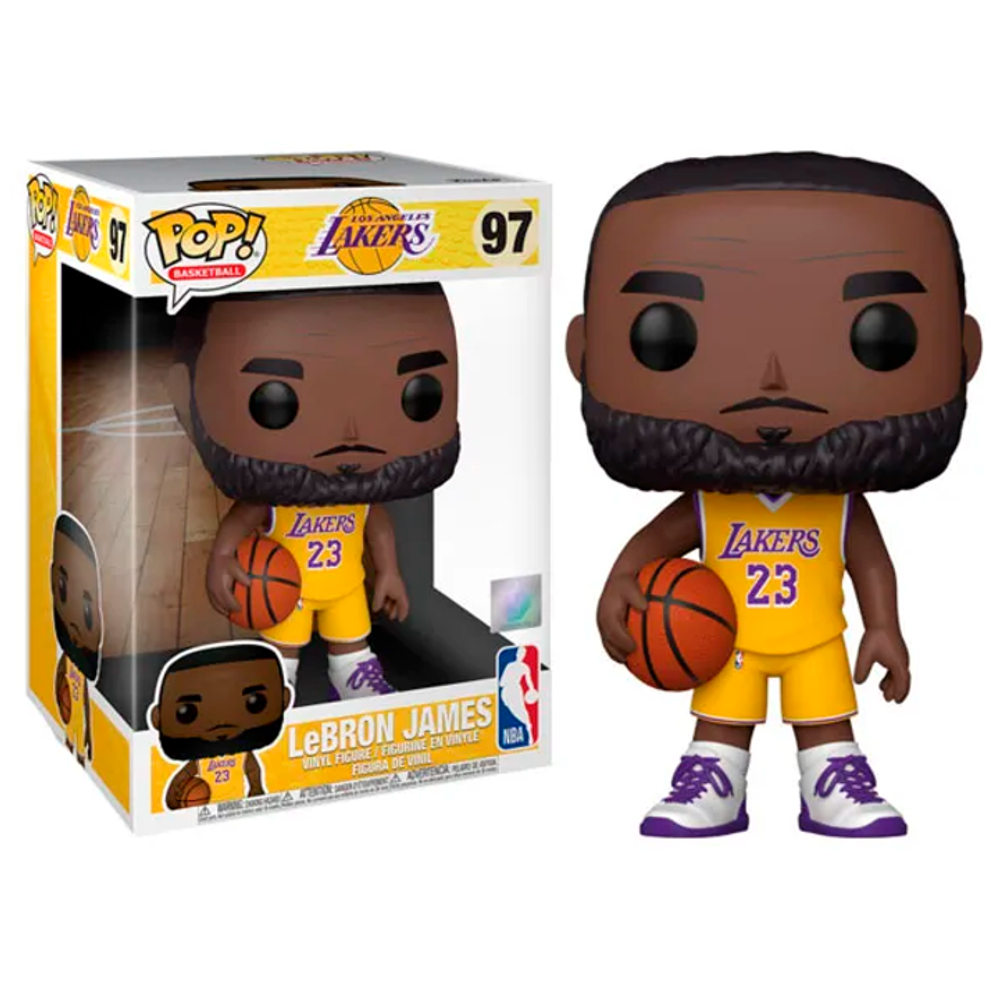 Funko Pop! Basketball NBA Los Angeles Lakers Lebron James 97 Exclusivo ...