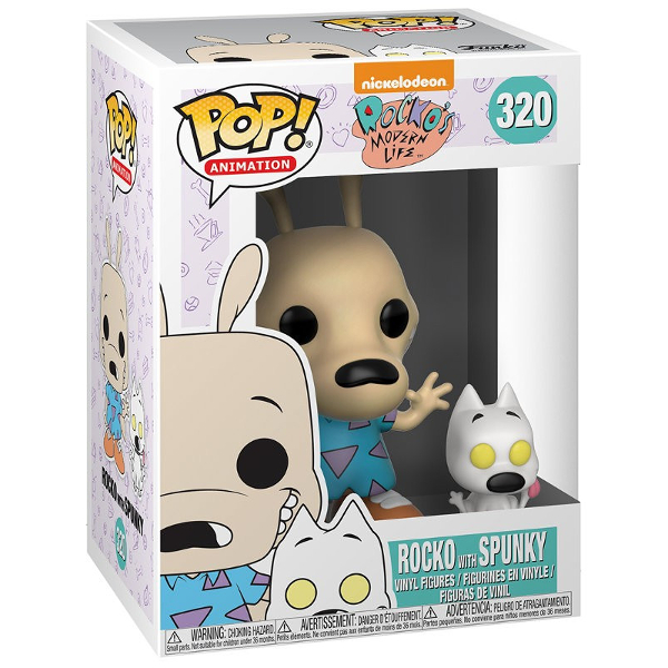 Funko Pop! Animation Rockos Modern Life Rocko with Spunky 320 - Moça do ...
