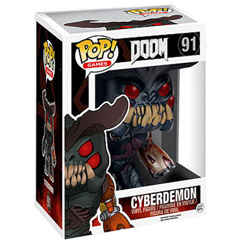Funko Pop! Games Doom Cyberdemon 91 Original Colecionavel - Moça do Pop ...