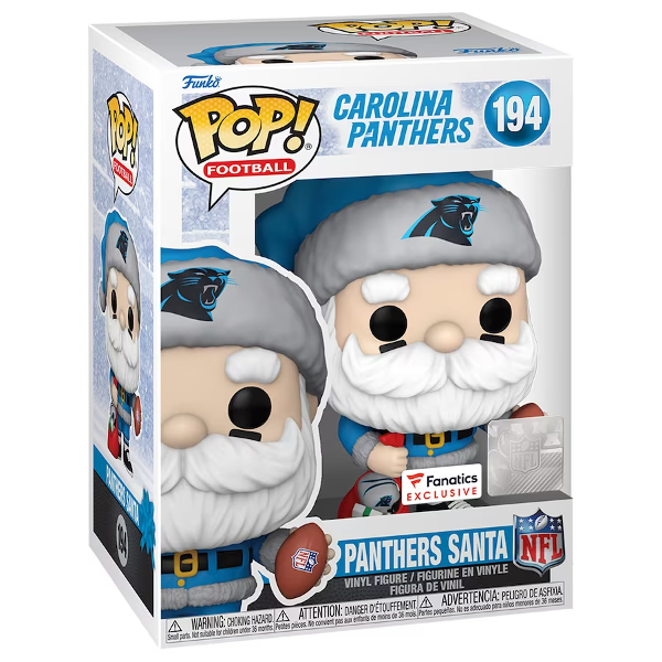 Funko Pop! Football Panthers Santa 194 Exclusivo Original - Moça do Pop ...