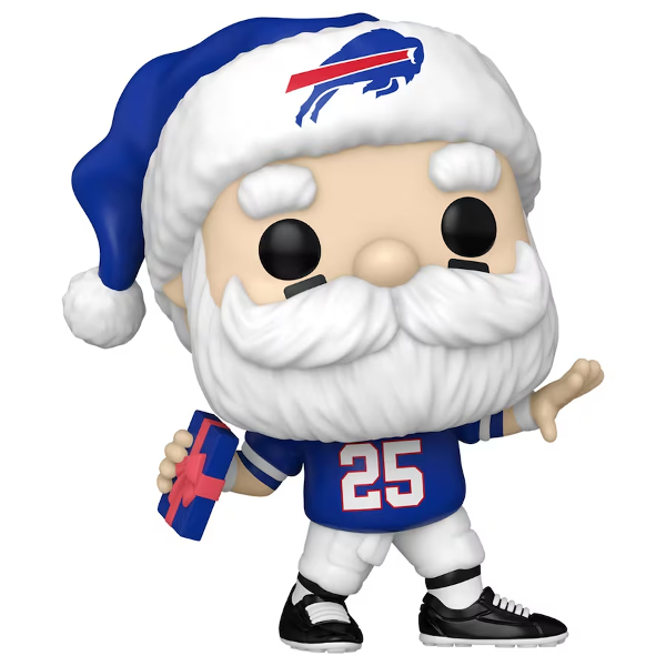 Funko Pop! Football Bills Santa 200 Exclusivo Original Colecionavel ...
