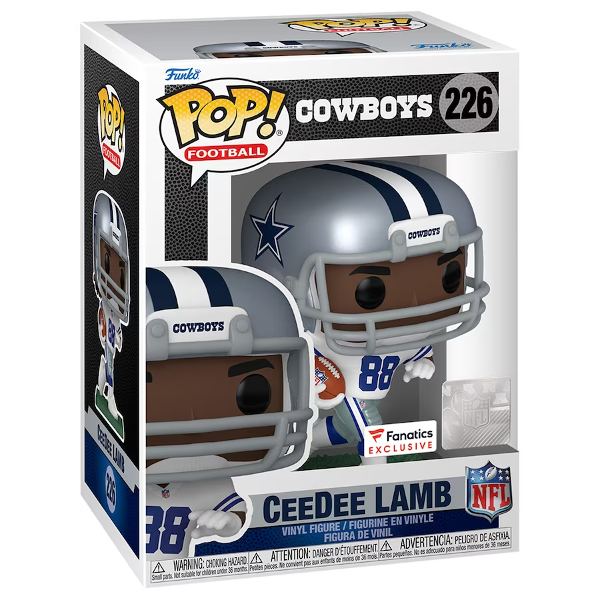 Funko Pop! Football Cowboys CeeDee Lamb 226 Exclusivo Original - Moça ...