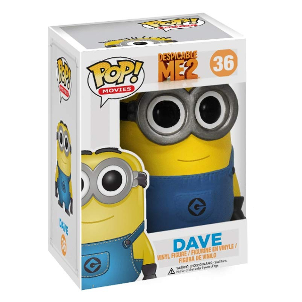Funko Pop! Filmes Despicable Me 2 Dave 36 Original Colecionavel - Moça ...