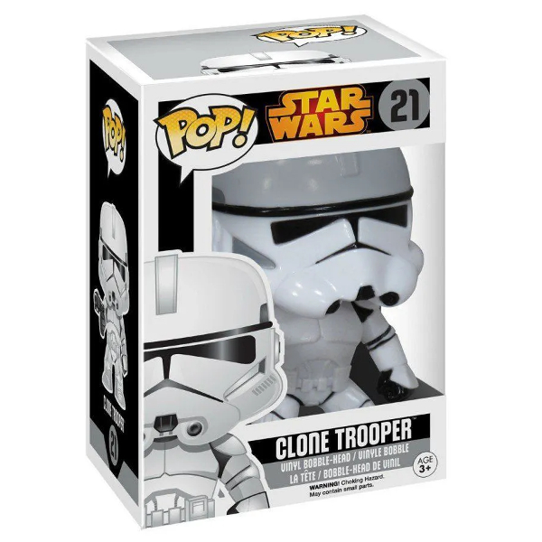 Funko Pop! Star Wars Clone Trooper 21 Original Colecionavel - Moça do ...