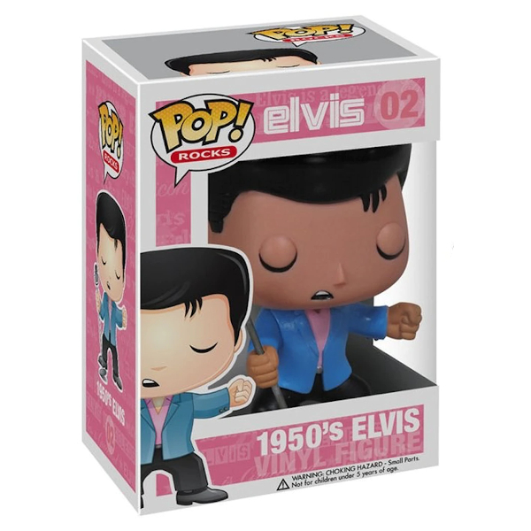 Funko Pop! Rocks Elvis Presley 1950's Elvis 02 Original Colecionavel ...