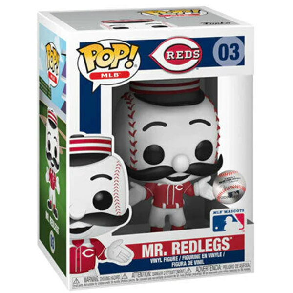 Funko Pop! MLB Mascots Reds Mr. Redlegs 03 Exclusivo Original - Moça do ...