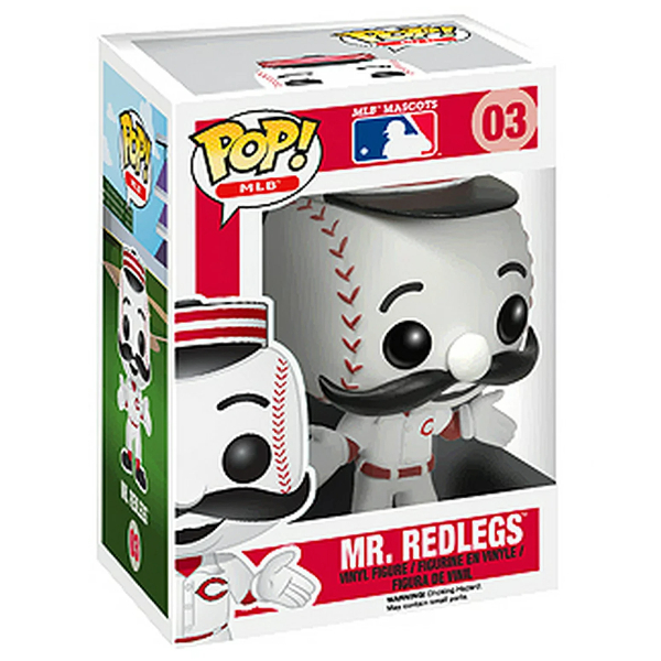 Funko Pop! MLB Mascots Reds Mr. Redlegs 03 Original Colecionavel - Moça ...