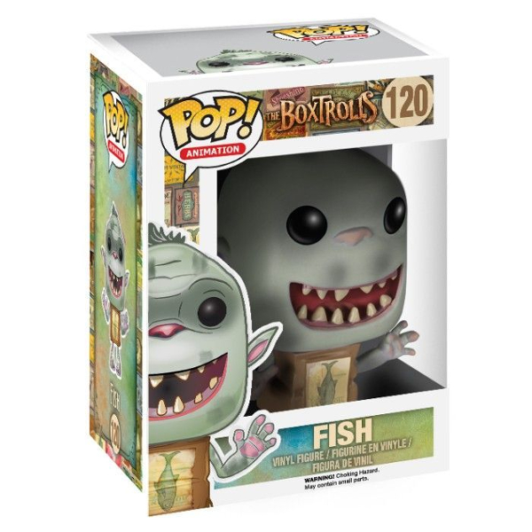 Funko Pop! Animation The Boxtrolls Fish 120 Original Colecionavel ...