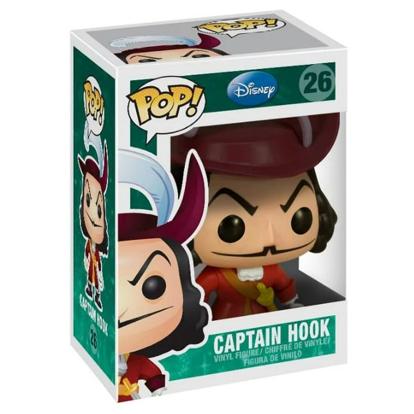 Funko Pop! Disney Captain Hook 26 Original Colecionavel - Moça do Pop ...