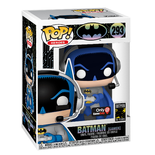 Funko Pop! Heroes DC Comics Batman Gamer 293 Exclusivo - Moça do Pop ...