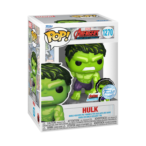 Funko Pop! Marvel Avengers Vingadores Hulk 1270 Exclusivo Original ...