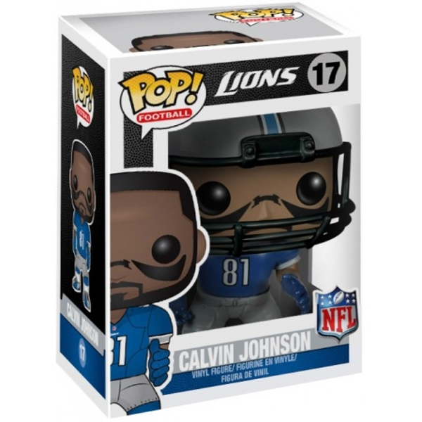 Funko Pop! Football Lions Calvin Johnson 17 Exclusivo Original - Moça ...