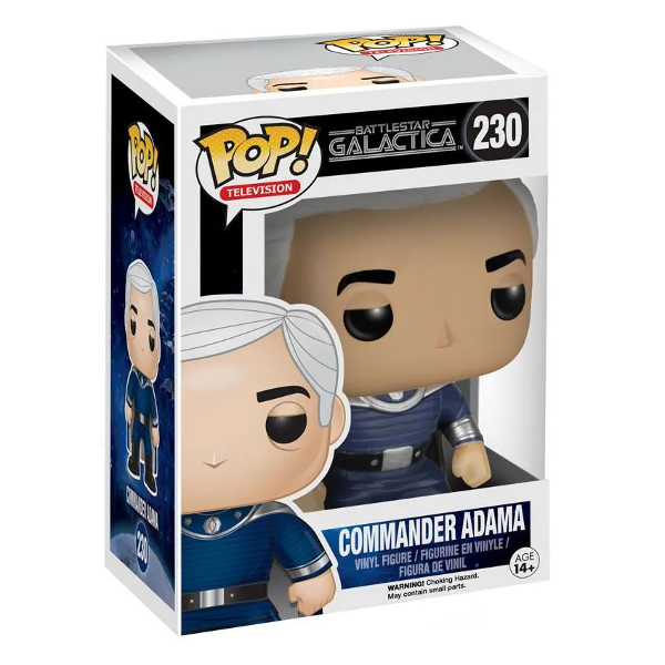 Funko Pop! Television Battlestar Galactica Commander Adama 230 - Moça ...