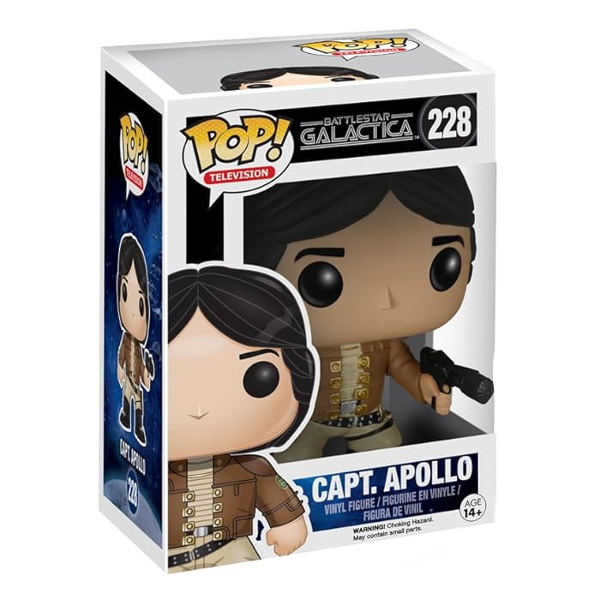Funko Pop! Television Battlestar Galactica Capt. Apollo 228 Original ...