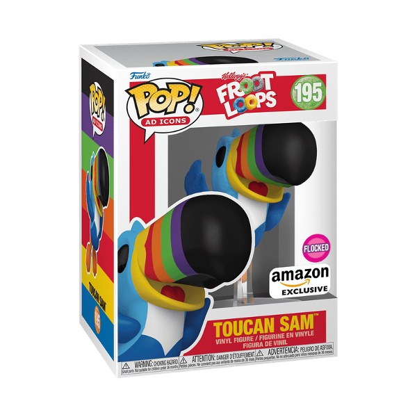 Funko Pop! Ad Icons Froot Loops Toucan Sam 195 Exclusivo Flocked - Moça ...