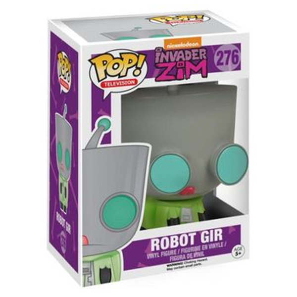 Funko Pop! Television Invader Zim Robot Gir 276 Original Colecionavel ...