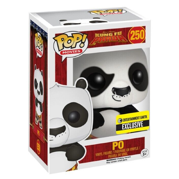 Funko Pop! Filmes Kung Fu Panda Po 250 Exclusivo Flocked Original ...