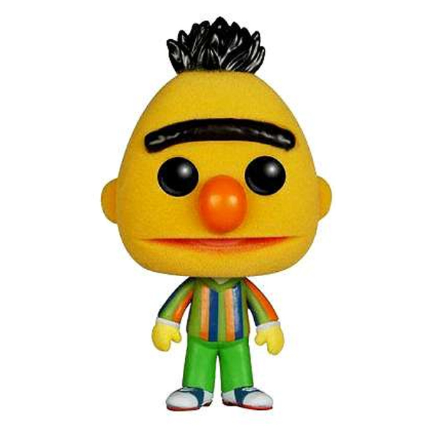 Funko Pop! Sesame Street Bert 04 Exclusivo Flocked Original - Moça do ...
